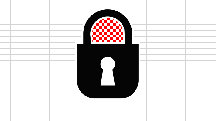 Excel Lock Icon