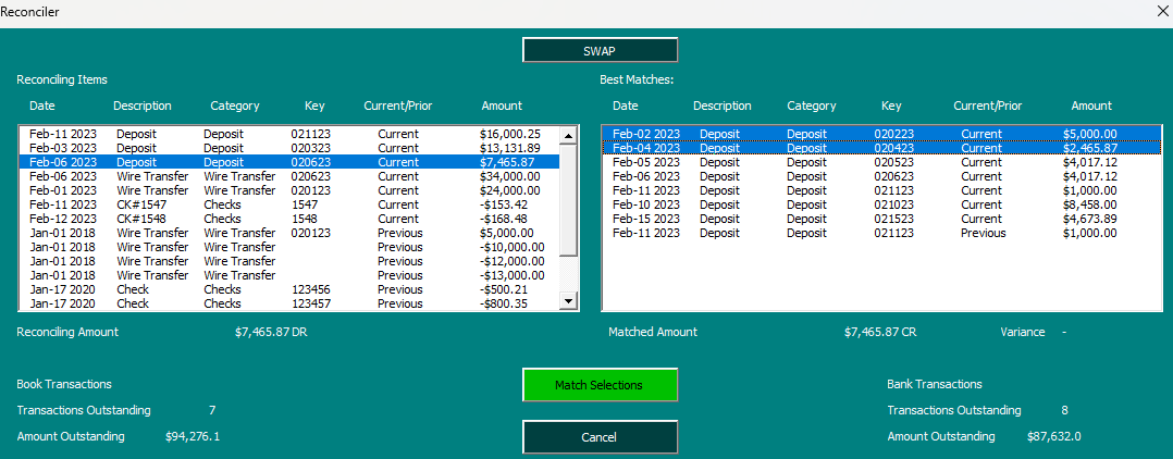Excel Bank Reconciliation Template - HowtoExcel.net