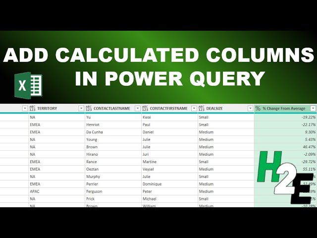 How to Add a Calculated Column in Power Query - HowtoExcel.net