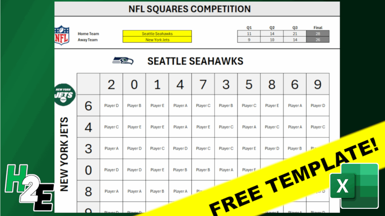 free template Archives - HowtoExcel.net